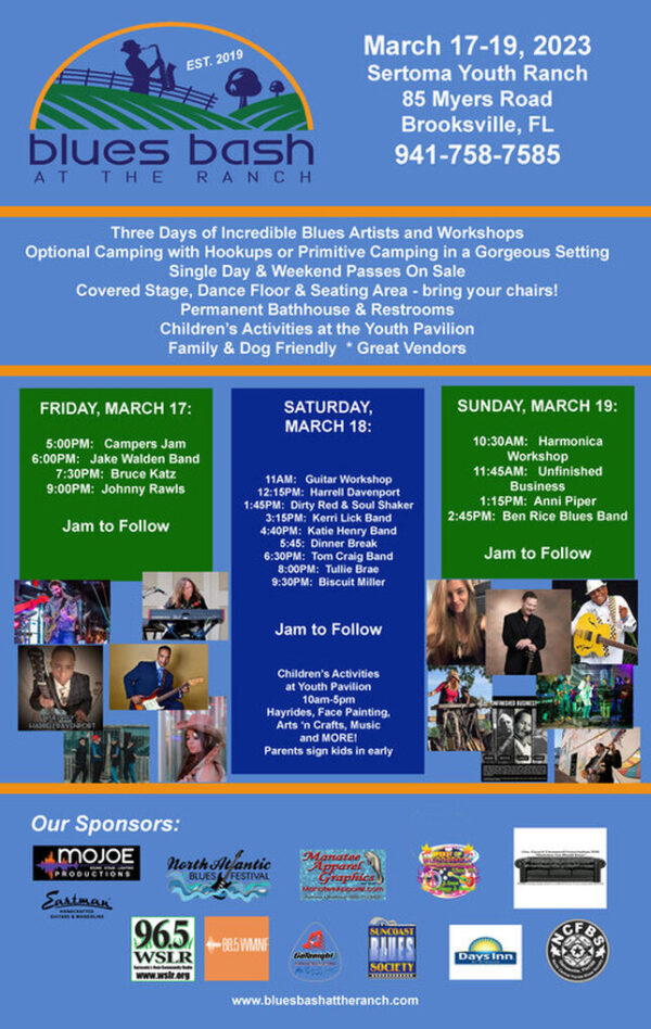 Blues Bash at the Ranch – Florida Sand Music Ranch