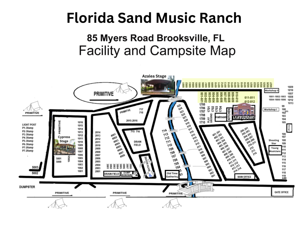 Festival Camp Map – Florida Sand Music Ranch